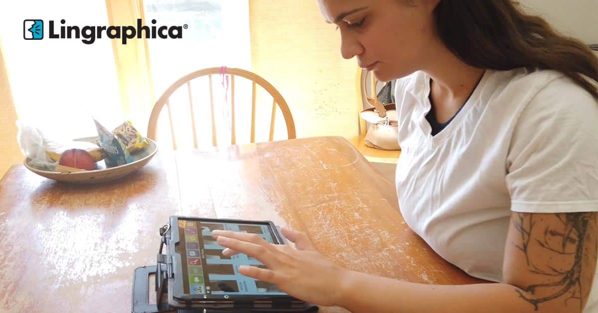 Therapy on AAC Devices | Lingraphica