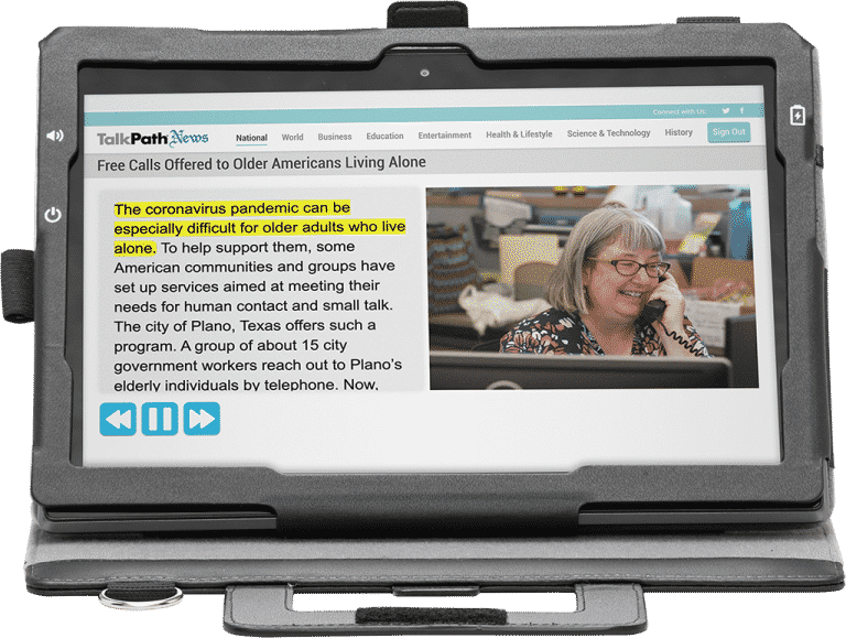 Therapy on AAC Devices | Lingraphica