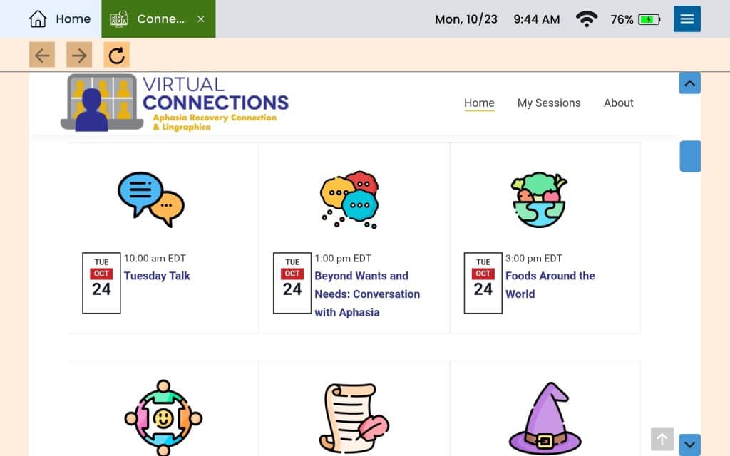 Hub | Lingraphica's AAC Platform